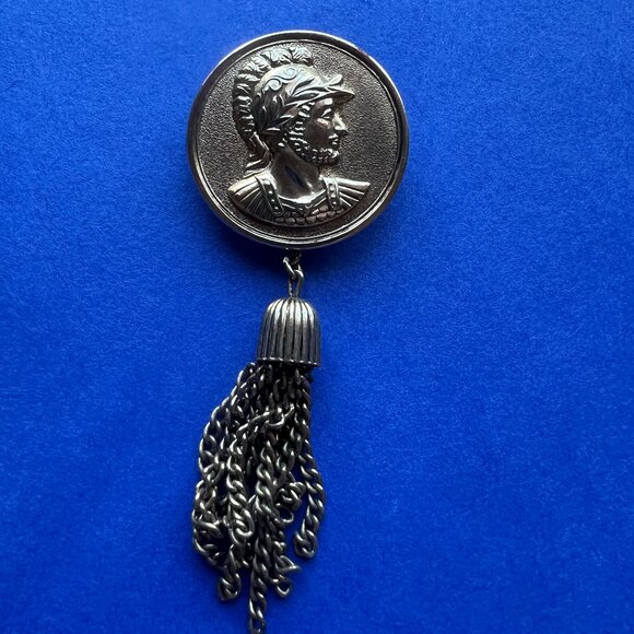 Sarah Coventry | Jewelry | Vintage Sarah Medallion Brooch With Tassel ...
